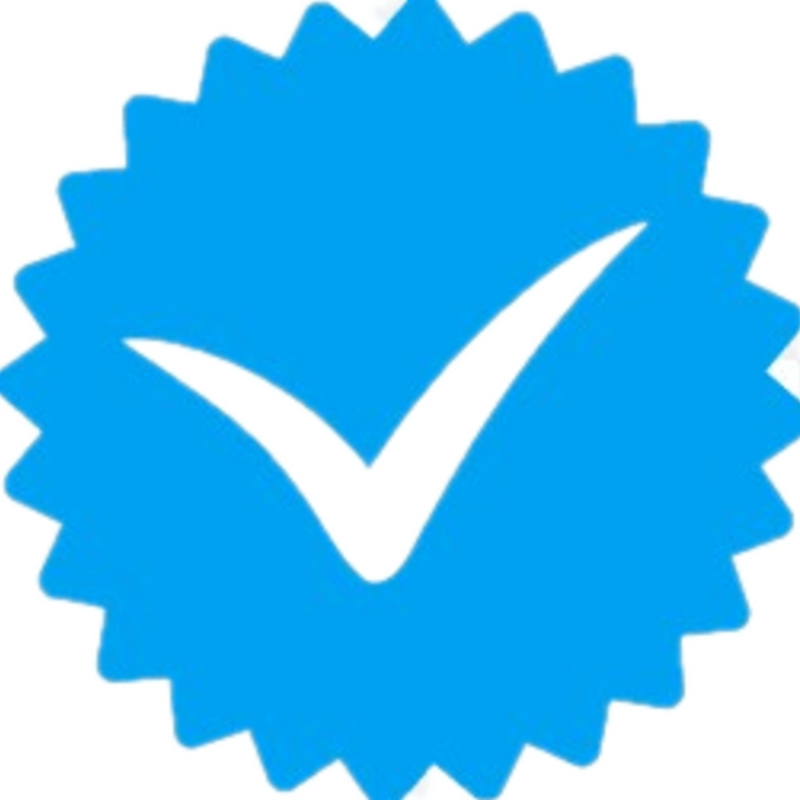 Verified badge logo PNG, Blue verification check mark PNG, Blue check ...